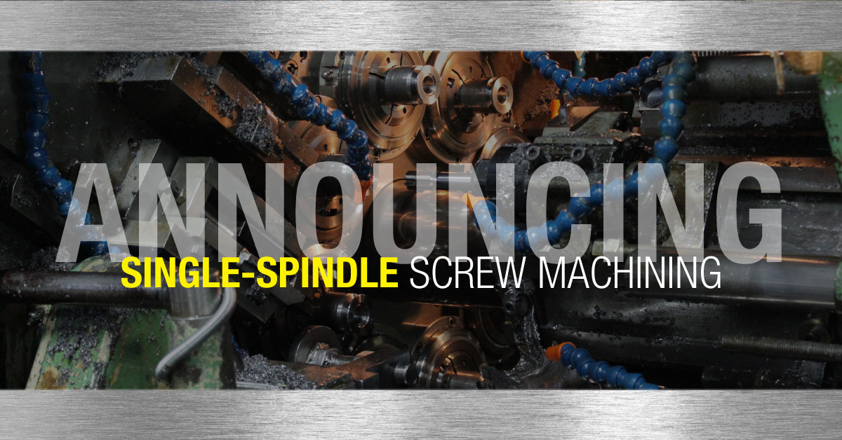 Single-Spindle Screw Machining